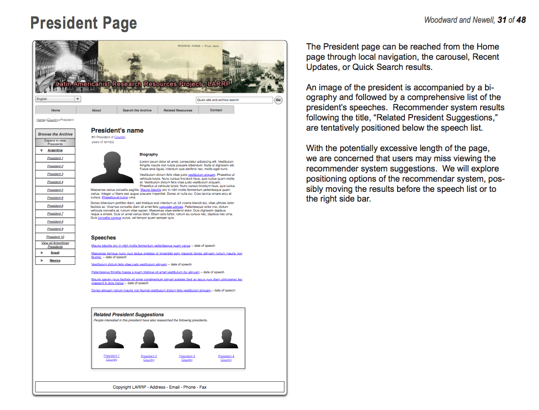 LANIC speech archive web portal | Nicholas Woodward